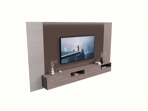 K Parametric Rack TV Panel 11 Entertaiment Blocks Revit Family ...