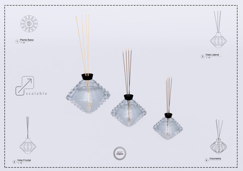 M Scalable smell diffuser Revit High Quality | RevitImport