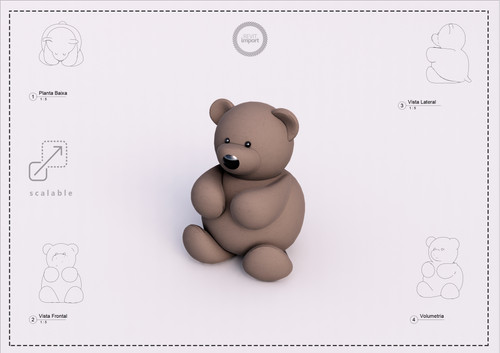 M J 02 Scalable Teddy bear Revit | RevitImport