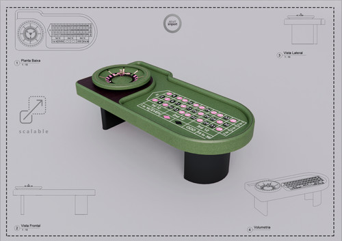 M Casino Roulette Revit High Quality Revitimport