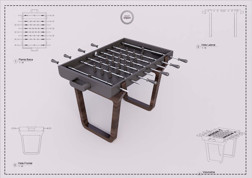 V Foosball Pulse Revit High Quality | RevitImport