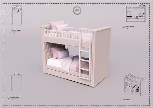 Bunkbed Revit 119 Revit High Quality | RevitImport