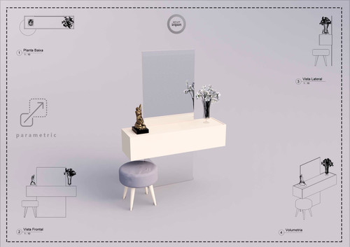 Parametric N Dressing Table Revit | RevitImport