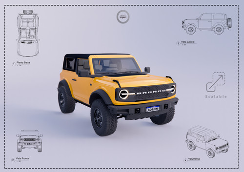 Ford Bronco Revit High Quality | RevitImport