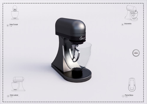 M Food Mixer Revit High Quality | RevitImport