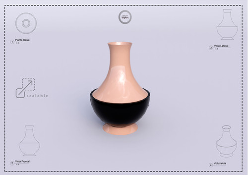 M Scalable Vase 2 Revit High Quality | RevitImport