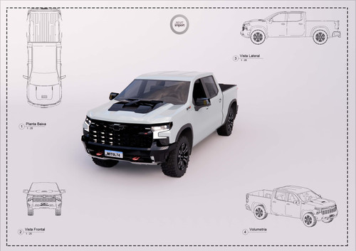L Silverado ZR2 Revit High Quality | RevitImport