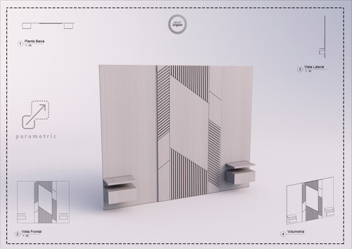 Parametric Headboard Revit High Quality | RevitImport