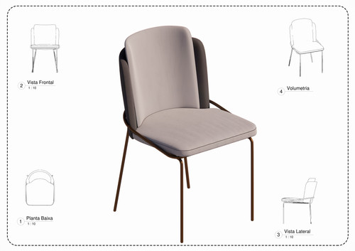Chair Oslo Revit High Quality | RevitImport