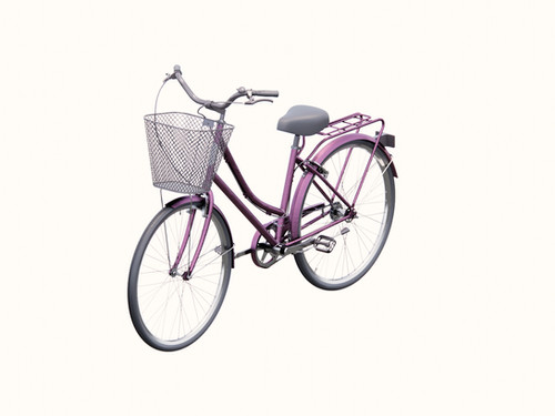 Vintage Bike Female Blocks Revit Family | RevitImport