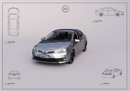 L Toyota Corolla 2018 Revit High Quality | RevitImport