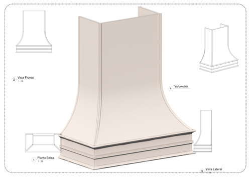 Parametric Range Hood Cover 2 Revit High Quality | RevitImport