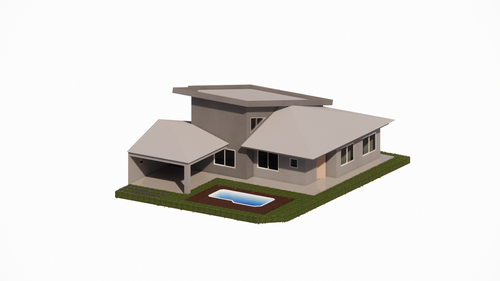 Basic Project House 4 Revit | RevitImport