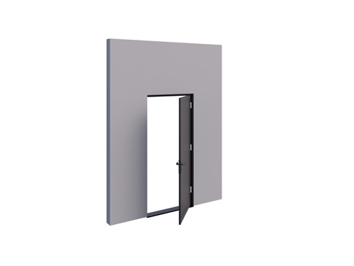 F Parametric PT 136 Aluminum Squdria Door With In205 Window 01 Turo ...