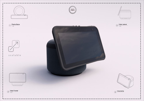 Alexa Echo Show Scalable Revit High Quality | RevitImport