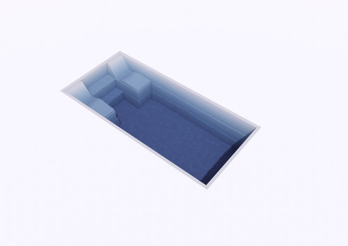 R Pool Costa Sauípe CS F600 (6,1 x 2,9 x 14 m) Revit | RevitImport