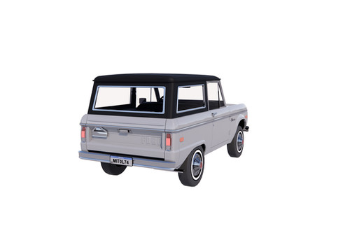 L Ford Bronco 1970 Revit Car | RevitImport