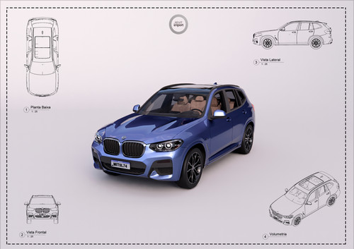 L BMW X3 Revit High Quality | RevitImport