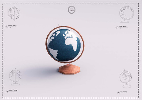 R Earth Globe Decoration Revit High Quality | RevitImport
