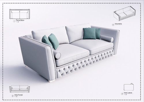 Sofa Revit 67 High Quality | RevitImport