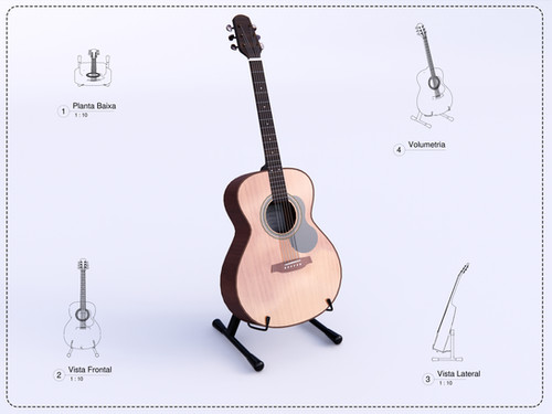 Acustic Guitar Revit High Quality | RevitImport