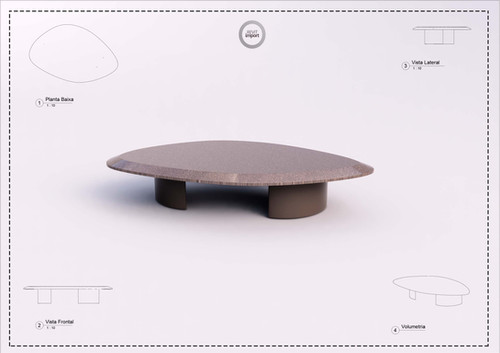 M Center Table MC_10 Revit High Quality | RevitImport