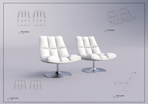 Armchair Revit 16 High Quality | RevitImport
