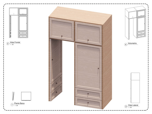 Parametric Closet with hidden door Revit High Quality | RevitImport