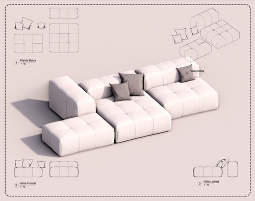 Sofa Revit 40 High Quality | RevitImport