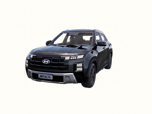 L Hyundai Creta 2025 Car Block Revit Family | RevitImport
