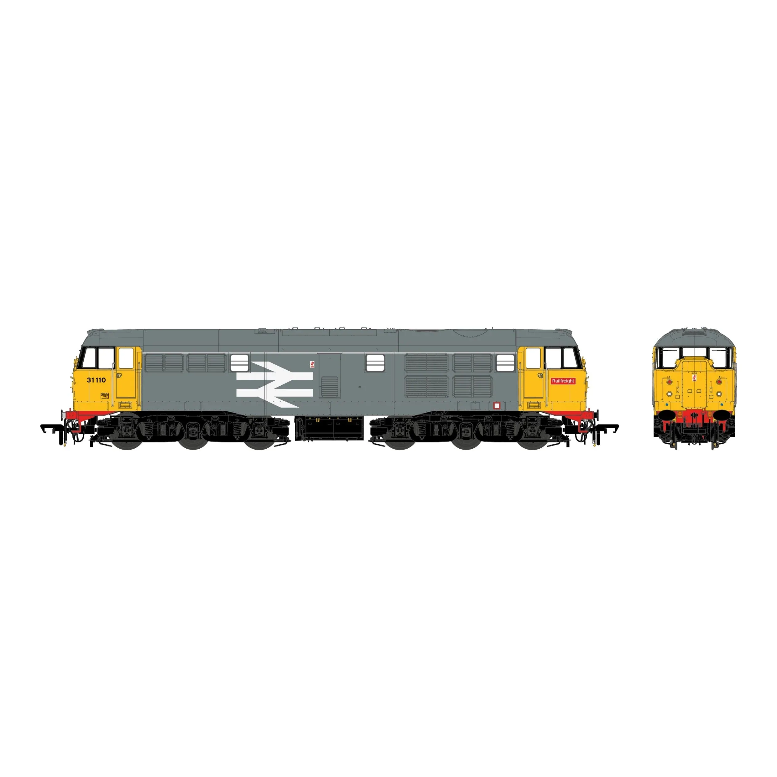 Accurascale Class 31 31110 BR Railfreight (No Red Stripe) | Deltic ...
