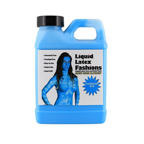 8 Oz - Fluorescent Blue | Liquid Latex Fashions