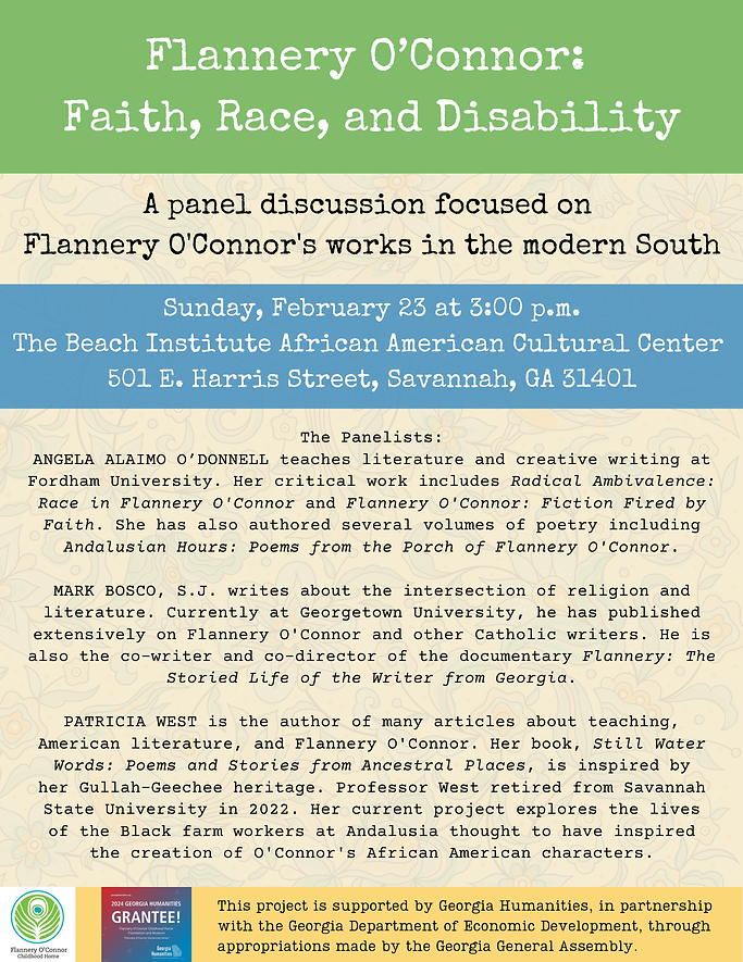 Faith, Race, and Disability Panel | Flannery Home