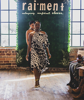 Women's contemporary clothing brand. Black Designer | Raiment | Atlanta