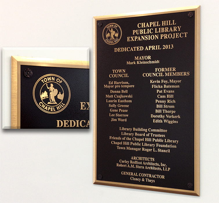 Custom Bronze Plaques from Longview Graphics | Since 1994