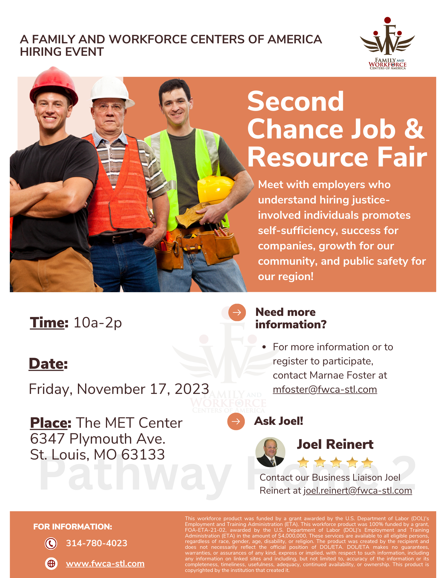Second Chance Job Fair | FWCA