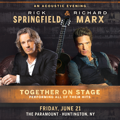 An Acoustic Evening: Rick Springfield & Richard Marx | The Paramount