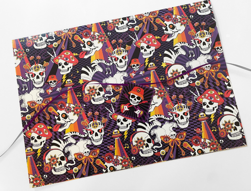 Skull Print Gift Wrapping Paper | Stan&Gwyn