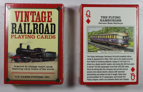 Vintage Railroad card deck | garstmuseum-1