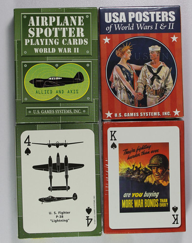Two American military themed card decks | garstmuseum-1
