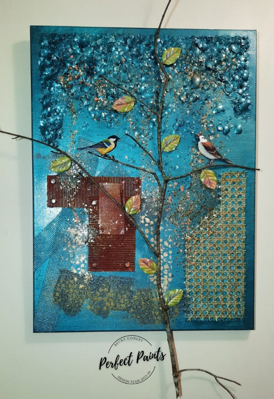 Nature Finds A Way Mixed Media Canvas
