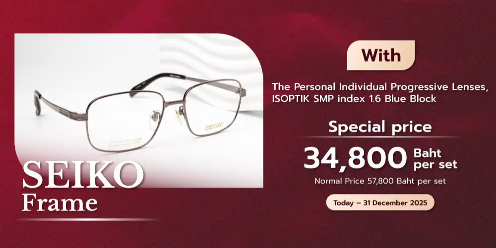Promotion SEIKO frames with ISOPTIK SMP Individual Progressive Lenses ...