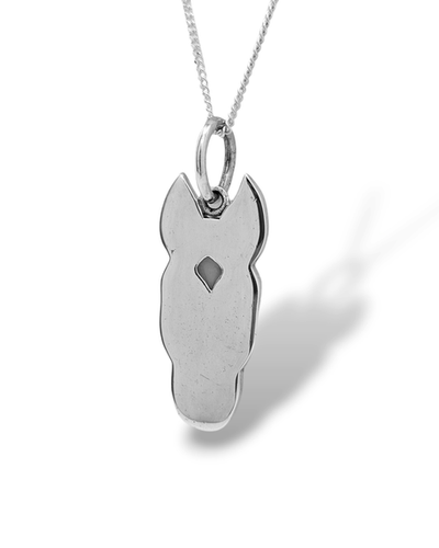 'Star' Face Marking Giftware Sterling Silver Pendant | HeartHorseEquestrian