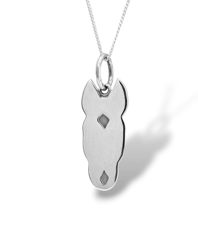 'Star & Snip' Face Marking Giftware Sterling Silver Pendant ...