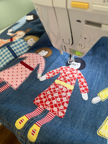 The Girls Appliqué Template - PDF Download Mini Sewing Pattern ...