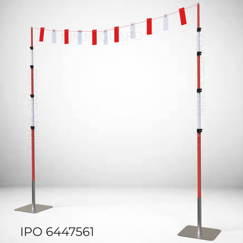 HSE GS6 Telescopic Goal Posts for overhead hazard warning