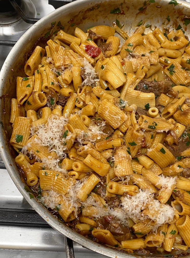 Rigatoni with Braised Short Ribs
