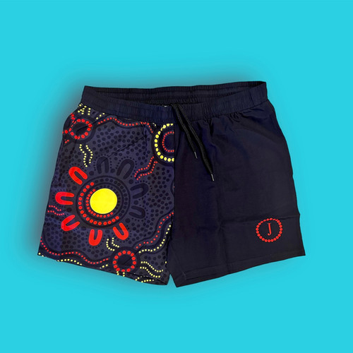 Aboriginal ‘Country’ shorts (adults) | J Indigenous Designs