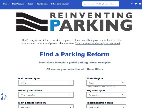 Parking Reform Atlas | Reinventing Parking