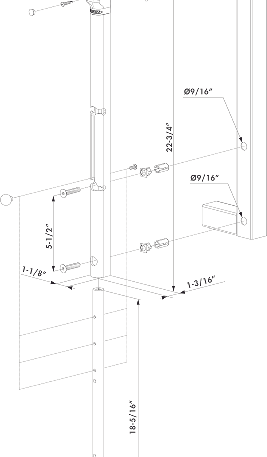 Locinox Lockable Drop Bolt | Graft Gate Supply